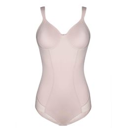 SuSa Damen Body "Schalen Body ohne B&uuml;gel Milano", Gr. 75, beige, Obermaterial: 79% Polyamid PA. 16% Elasthan EL. 5% Baumwolle CO., Bodys