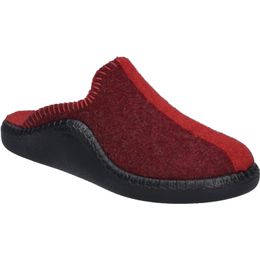 Josef Seibel Damen Hausschuh "Monaco Damen 62, bordeaux-kombi", Gr. 42, rot, Obermaterial: 100% Textilmaterial TEXMAT., Schuhe