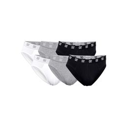 CR7 Herren Slip "Slip CR7 Basic, Slip, 6-pack 6er Pack", Gr. XXL, bunt, Obermaterial: 95% Baumwolle CO. 5% Elasthan EL., Unterhosen