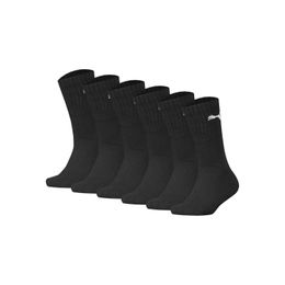 Puma Kinder Kurzsocken "Socken 6er Pack", Gr. 35, schwarz, Obermaterial: 73% Baumwolle CO. 26% Polyamid PA. 1% Elasthan EL., Socken