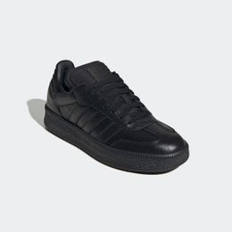 Damen Sneaker "SAMBA XLG", adidas originals, Gr. 40, schwarz, Leder, Textil, Schuhe, mit erh&ouml;hter Sohle und gepolsterter Zunge