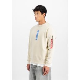 Herren Sweater "Alpha PP Sweatshirt", wei&szlig;, Gr. XXL, Alpha Industries, Obermaterial: 80% Baumwolle, 20% Polyester, Sweatshirts