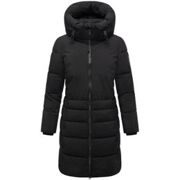 Navahoo Damen Steppmantel "Mondnebel XIV", schwarz, Gr. XXXL, Obermaterial: 100% Polyester. Innenfutter: 100% Polyester. Wattierung: 100% Polyester.
