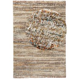 Hochflor-Teppich Hanse Home, B:80cm H:25mm L:150cm, braun, Kunstfaser, Teppiche, "Granite", Teppich, Hochflor, Shaggy, Weich, Flauschig, Wohnzimmer,