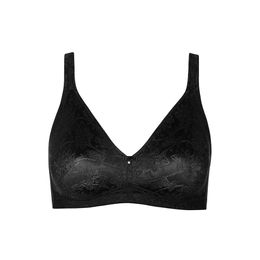 LISCA Damen Minimizer-BH "Minimizer ohne B&uuml;gel Jane", Gr. 75, schwarz, Stoff, Obermaterial: 79% Polyester PES. 14% Polyamid PA. 7% Elasthan EL., BHs