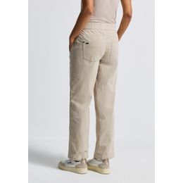 Street One Damen Cordhosemalted beige, Gr. 44, unifarben, Web, 98% Baumwolle, 2% Elasthan, Hosen, in Cord-Optik