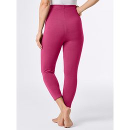 feel good Damen Leggings, Gr. 40, pink, 95% Baumwolle, 5% Elasthan, unifarben, Hosen