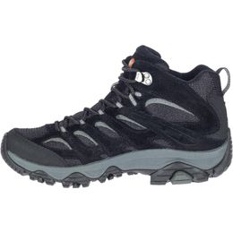 Merrell Herren Wanderschuh "MOAB 3 MID GORE-TEX", Gr. 43, schwarz, Leder, Textil, Schuhe, wasserdicht