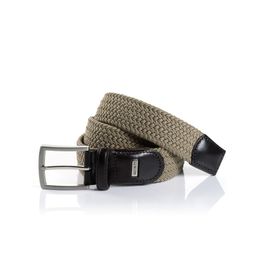 MONTI Herren Flechtg&uuml;rtel "HAMBURG", beige, Gr. 110, Materialmix, G&uuml;rtel, 3,5 cm breit, Elastischer Flechtg&uuml;rtel, Casual-Business-Sportiv
