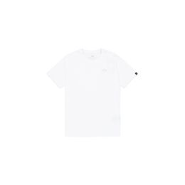 Herren T-Shirt "Basic T-Shirt SL TPU", wei&szlig;, Gr. L, Alpha Industries, Obermaterial: 100% Baumwolle, Shirts