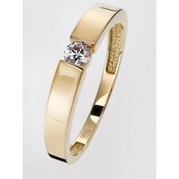 Lady Damen Fingerring, 17, Gold Metall Ros&eacute;gold 585 Silber 925 (Sterlingsilber), silber, Gold, Metall, Ros&eacute;gold 585, Silber 925 (Sterlingsilber),