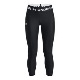 Under Armour Mädchen 7/8-Leggings "HeatGear", schwarz, Gr. XS, Obermaterial: 86% Polyester, 14% Elasthan, Hosen, Für Kinder - Perfekt für die warmen