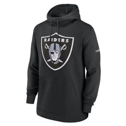 Nike Damen Kapuzenpullover "Nike Hoodie Las Vegas Raiders Nike", schwarz, Gr. L, 82% Baumwolle, 18% Polyester, Pullover