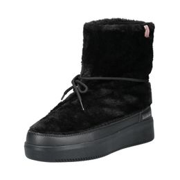 Napapijri Damen Schn&uuml;rstiefelette "Napapijri Stiefelette Lederimitat", Gr. 38, schwarz, Lederimitat, Schuhe
