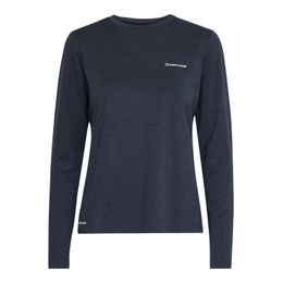North Bend Damen Sweatshirt "Longsleeve NBAdri W", grau, Gr. 42, Obermaterial: 90% Polyester PES. 10% Elasthan EL., Shirts
