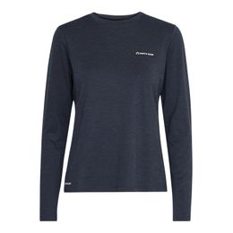 North Bend Damen Sweatshirt "Longsleeve NBAdri W", grau, Gr. 40, Obermaterial: 90% Polyester PES. 10% Elasthan EL., Shirts