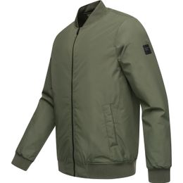Ragwear Herren Bomberjacke "Quadio", gr&uuml;n, Gr. S, Material: 50% Baumwolle, 50% Polyester, Jacken, l&auml;ssige, wasserdichte Herren Blousonjacke