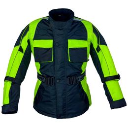 Roleff Motorradjacke "Kids", XL, schwarz, Jacken, geeignet für Kinder, mit Sicherheitsstreifen