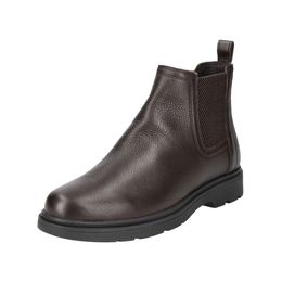 Geox Herren Stiefelette "Geox Stiefelette Leder/Textil", Gr. 45coffee, Leder, Textil, Schuhe