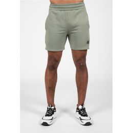 GORILLA WEAR Herren Shorts "Leon", grün, Gr. XXL, unifarben, 60% Baumwolle, 40% Polyester, Hosen, aus weichem, dehnbarem Material