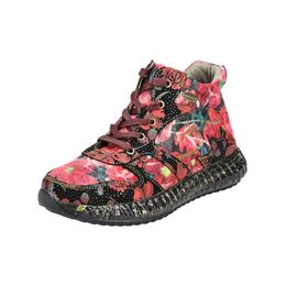 Laura Vita Damen Sneaker "Laura Vita Sneaker Leder/Textil", Gr. 35, rot, Leder, Textil, Schuhe