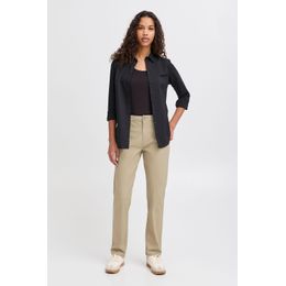 oxmo Damen Chinohose "Chinohose OXKvitana", beige, Gr. 36, Obermaterial: 99% Baumwolle CO. 1% Elasthan EL., Hosen