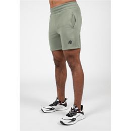 GORILLA WEAR Herren Shorts "Classic"gr&uuml;n, Gr. M, unifarben, 60% Baumwolle, 40% Polyester, Hosen, aus weichem, dehnbarem Material