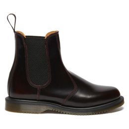 Dr. Martens Damen Chelseaboots "Flora", Gr. 39, rot, Leder, Schuhe, Stiefelette, Business Schuh mit Stretcheinsatz