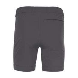 Polarino Damen Trekkingshorts, grau, Gr. 44, Obermaterial: 94% Polyamid, 6% Elasthan, Hosen, aus elastischem Funktionsmaterial