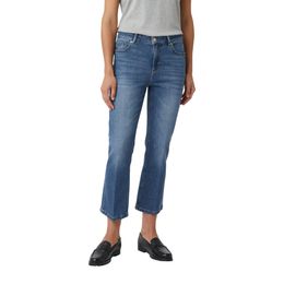 comma, Damen Ankle-Jeans, blau, Gr. 44, COMMA CASUAL IDENTITY, Denim/Jeans, Obermaterial: 99% Baumwolle, 1% Elasthan, Jeans, washed, 5-Pocket, casual,