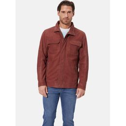 Babista Herren Lederjacke "Lederjacke JOMIR", orange, Gr. 50, Obermaterial: 100% Lammnappaleder LANA., Jacken
