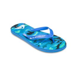 Quiksilver Herren Sandale "Molokai Art 25", Gr. 10, blau, Obermaterial: Synthetik / Laufsohle: Moosgummi, Schuhe