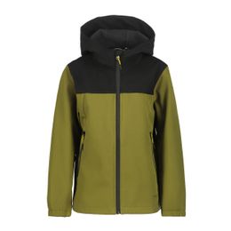 Icepeak Jungen Outdoorjacke "Icepeak Softshell jacke Konan Jr", grün, Gr. 128, 95% Polyester, 5% Elasthan, Jacken