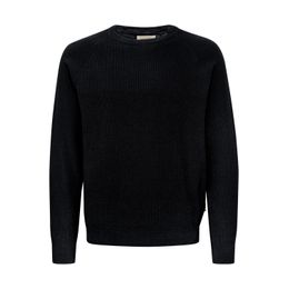 Blend Herren Strickfleece-Pullover "Strickpullover BHPullover", schwarz, Gr. L, Obermaterial: 85% Polyester PES. 15% Polyamid PA., Pullover