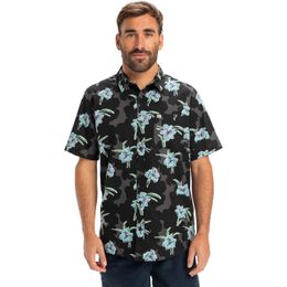 Quiksilver Herren Kurzarmhemd "Apero Classic", schwarz, Gr. XS, 100% Baumwolle, Hemden