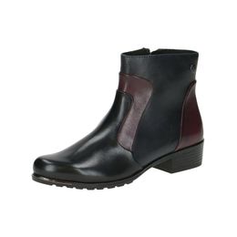 Caprice Damen Stiefelette "Caprice Stiefelette Leder", Gr. 37,5, schwarz, Leder, Schuhe