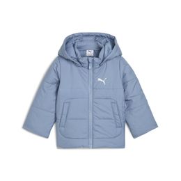 Puma Mädchen Winterjacke "Minicats Wattierte Kapuzenjacke Kinder", blau, Gr. 80, Obermaterial: 100% Polyester; Futter: 100% Polyester; Füllung: 100%