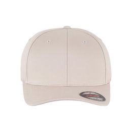 Flexfit Herren Flex Cap "Flexfit Unisex Flexfit Combed"stone, Gr. XS, unifarben, 63% Polyester, 34% Baumwolle, 3% Elasthan, Caps