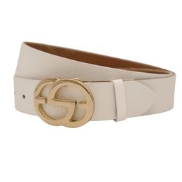 AnnaMatoni Damen Lederg&uuml;rtel "AnnaMatoni Lederg&uuml;rrtel Rio Lederg&uuml;rrtel Rio", wei&szlig;, Gr. 105, 100% Leder, G&uuml;rtel