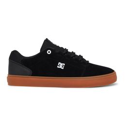 DC Shoes Herren Sneaker "Hyde", Gr. 10,5, schwarz, Obermaterial: Leder / Futter: Textil / Au&szlig;ensohle: Gummi, Schuhe