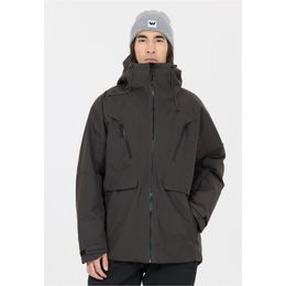 WHISTLER Herren Skijacke "Palmdale", grau, Gr. XL, unifarben, 100% Polyester, Jacken, Mit warmem Futter und wasserfesten Eigenschaften