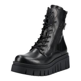 Nero Giardini Damen Schn&uuml;rstiefelette "Nero Giardini Stiefelette Leder", Gr. 40, schwarz, Leder, Schuhe