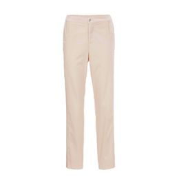 GOLDNER Damen 2-in-1-Hose "Kurzgr&ouml;&szlig;e Elastische Hose mit extra N&auml;hten", beige, Gr. 20, Obermaterial: 97% Baumwolle CO (CMIA). 3% Elasthan EL., Hosen