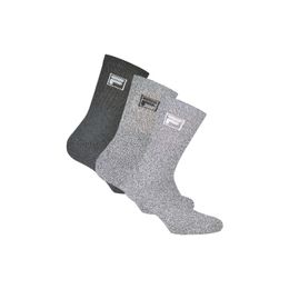 Fila Herren Kurzsocken "Socken 3er Pack", Gr. 35, grau, Obermaterial: 70% Baumwolle CO. 29% Polyester PES. 1% Elasthan EL., Socken