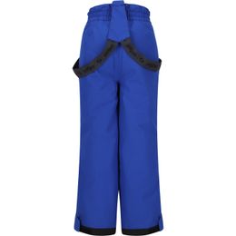 ZIGZAG Jungen Skihose "Soho", blau, Gr. 104, unifarben, 88% Polyester, 12% Elasthan, Hosen, mit abnehmbaren Hosentr&auml;gern
