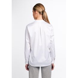 Eterna Damen Longbluse "LOOSE FIT", wei&szlig;, Gr. 52, 95% Baumwolle, 5% Elasthan, Blusen, EASY IRON (b&uuml;gelleicht)
