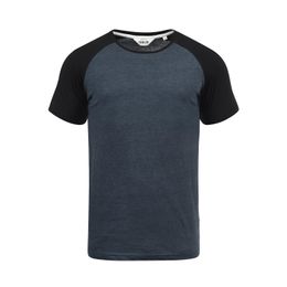 !Solid SOLID Herren Rundhalsshirt "Rundhalsshirt SDBastian", blau, Gr. L, Obermaterial: 60% Baumwolle CO. 40% Polyester PES., Shirts
