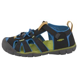 Keen Kinder Sandale "SEACAMP II CNX", Gr. 38, schwarz, Synthetik, Schuhe