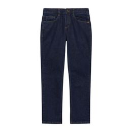 s.Oliver JUNIOR Jungen 5-Pocket-Jeans, blau, Gr. 134, unifarben, Denim/Jeans, Obermaterial: 99% Baumwolle, 1% Elasthan, Jeans, mit Stretch
