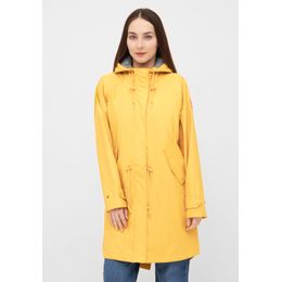 Derbe Damen Regenmantel "Traveby_fisher", gelb, Gr. 42, Obermaterial: 100% Polyester. Futter: 100% Baumwolle. &Auml;rmelfutter: 100% Polyester, M&auml;ntel,